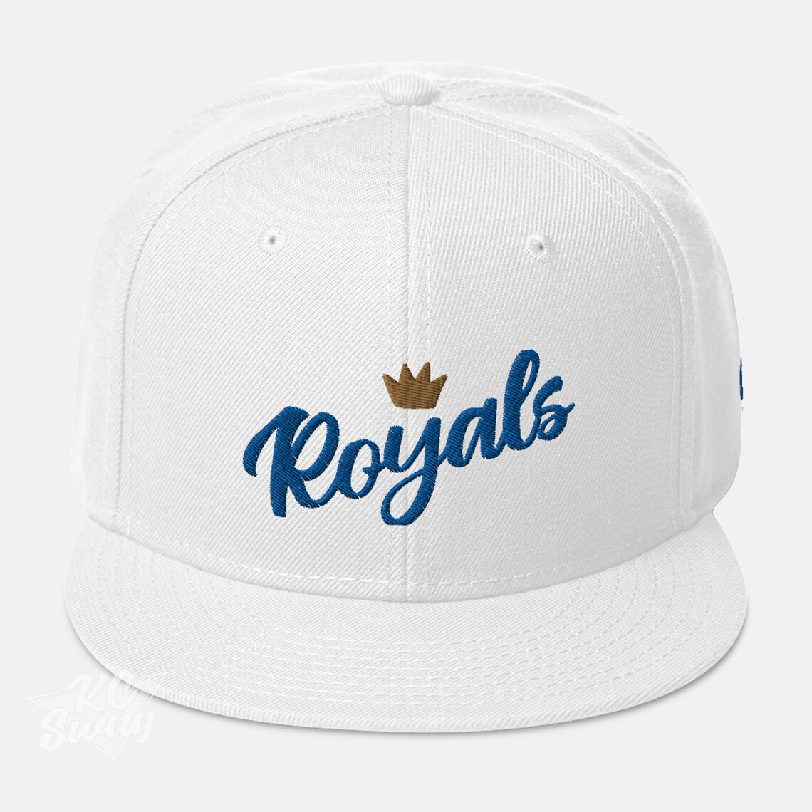 Kansas City Flower Crown Hat, KC Royals-inspired Headwear, Embroidered ...