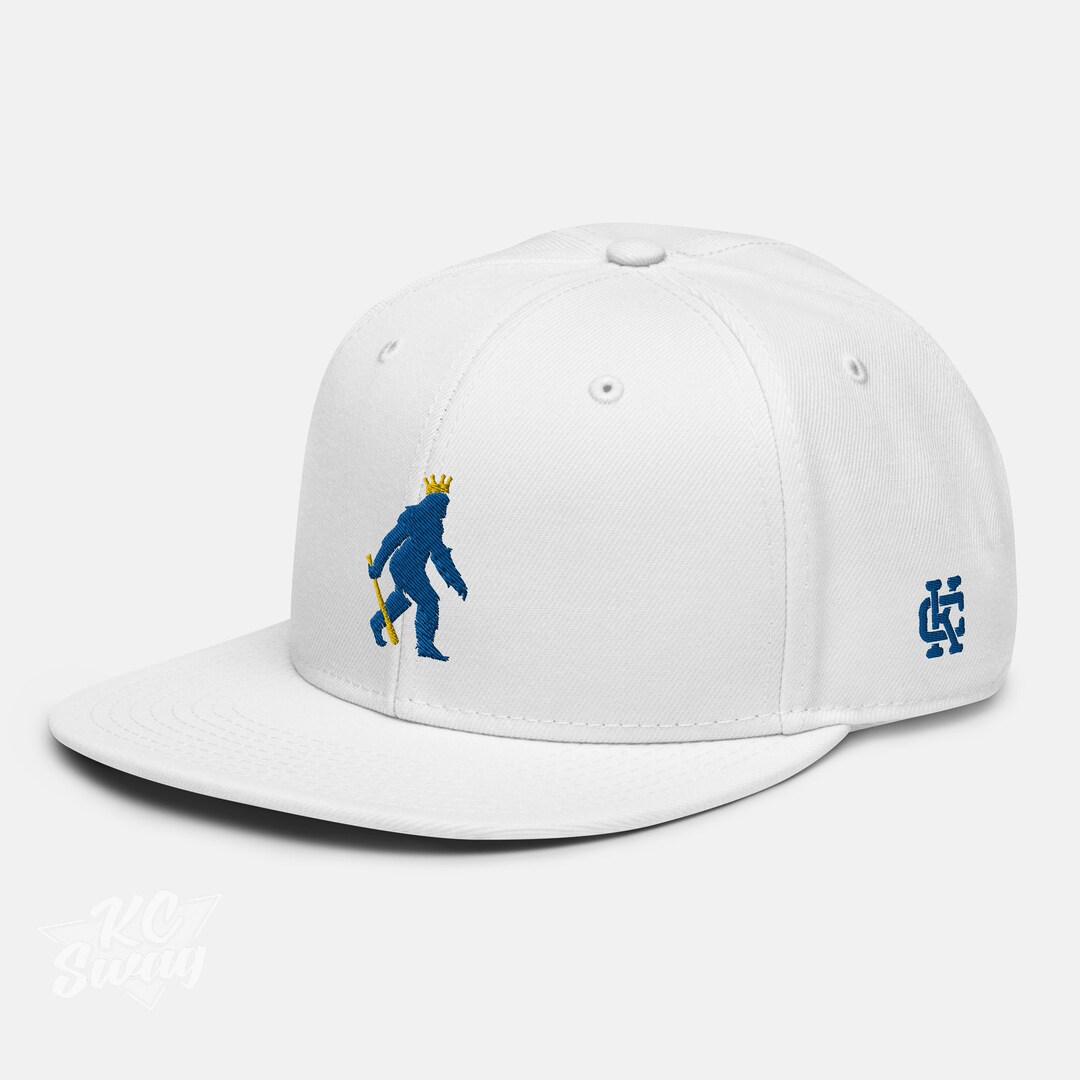 Kansas City Crowned Pasquatch Hat, Royals-inspired Blue Headwear, High ...