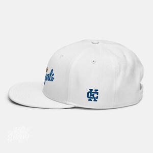 Kansas City Flower Crown Hat, KC Royals-inspired Headwear, Embroidered ...