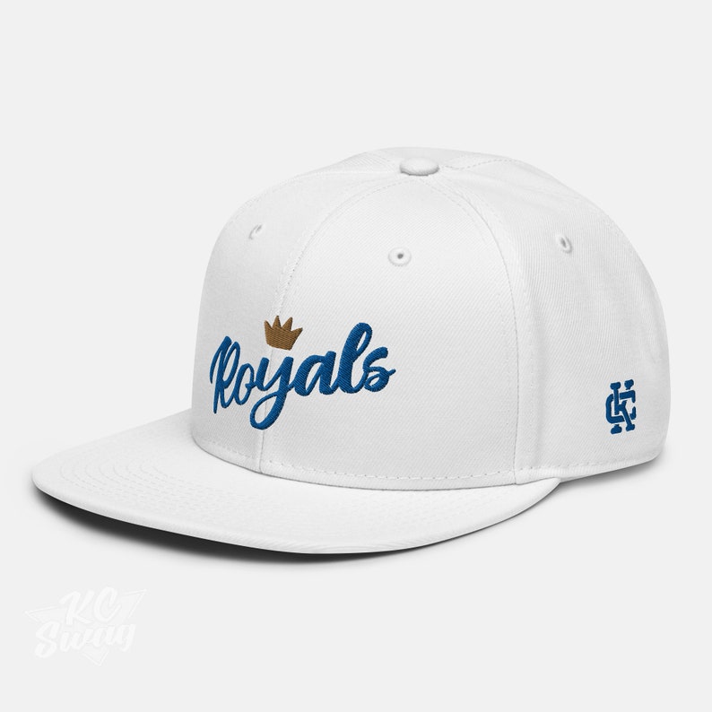 Kansas City Flower Crown Hat, KC Royals-inspired Headwear, Embroidered ...
