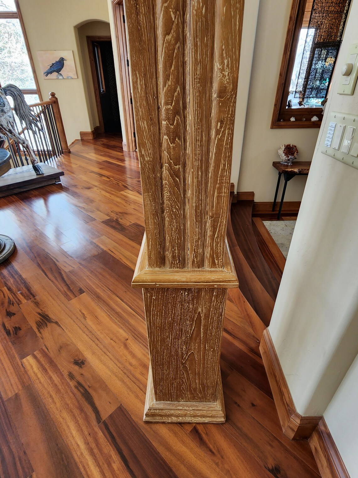 Decorative Teak Columns - Blonde - Etsy