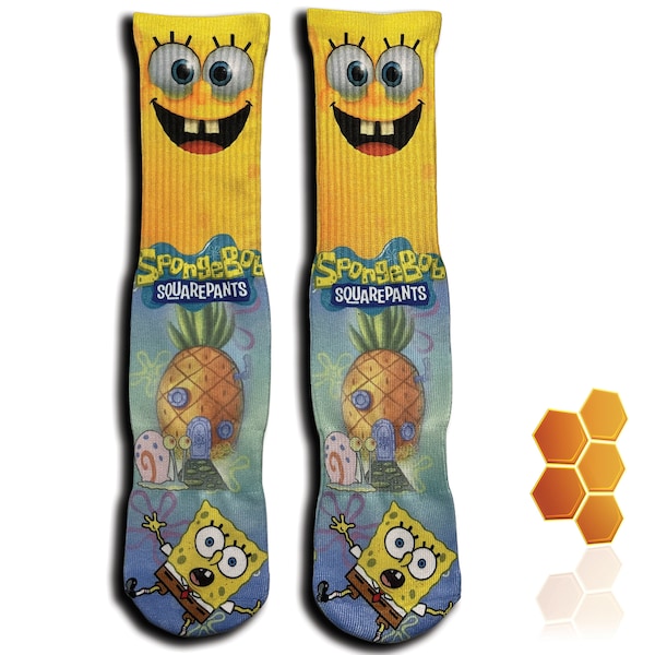 Spongebob Socks for Men - Etsy