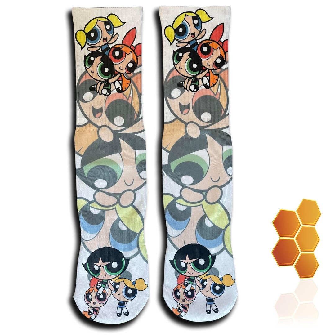 Powerpuff Girls Socks - Etsy