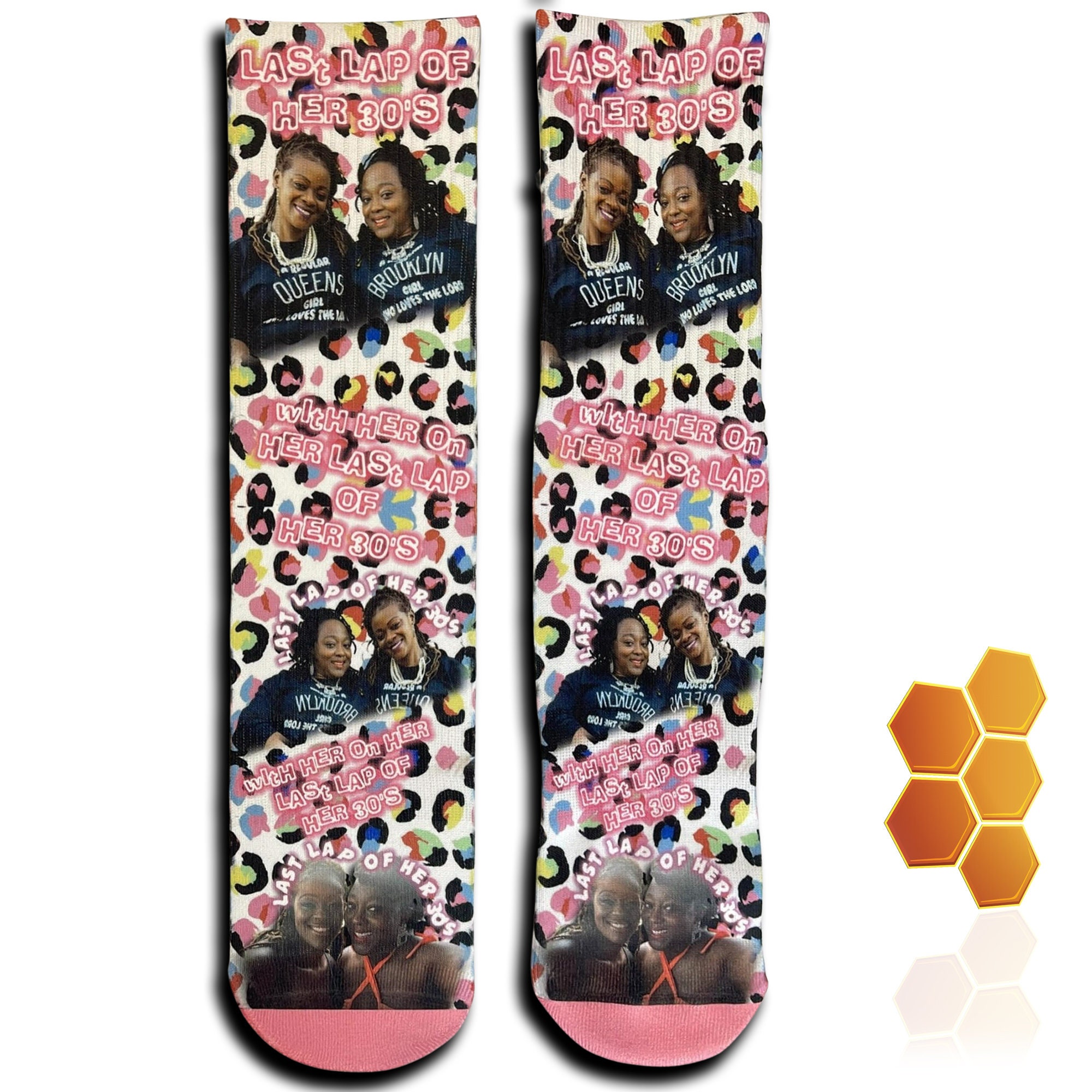 Custom Socks With Your Picture and Choice of Prints - Etsy