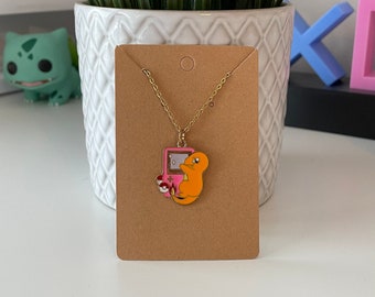 Charmander Necklace - Etsy