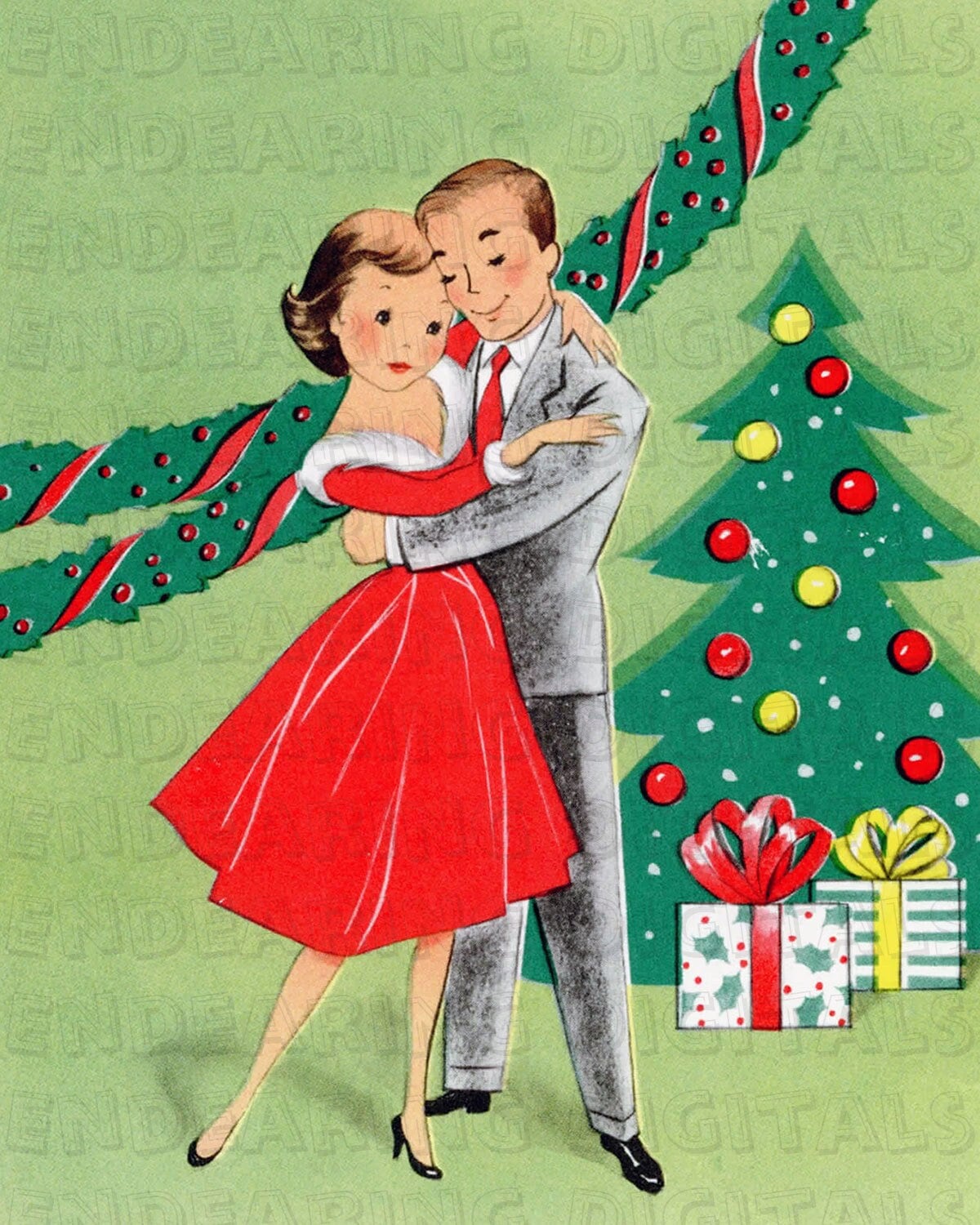 Vintage Christmas Cards 1950S at Herman Dunlap blog