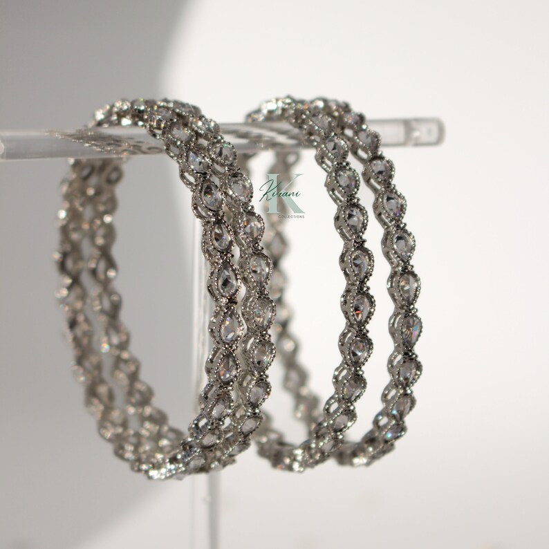 Indian Bangle Set , Silver Indian Bangles, Traditional Bangle Set ...