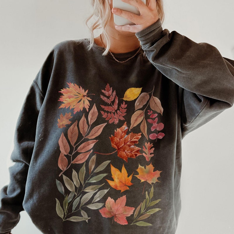 Painted Fall Leaf - Etsy