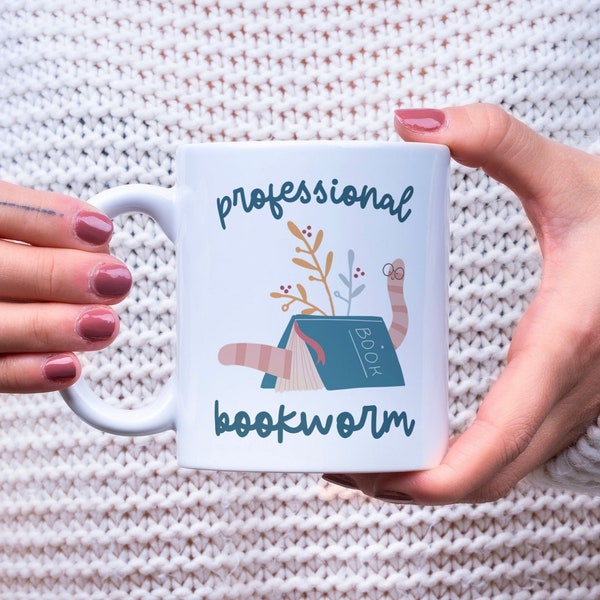 Professional Bookworm Mug - Etsy