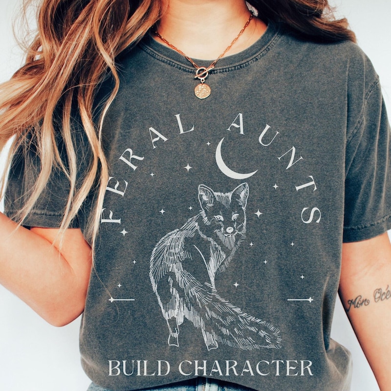 Whimsigoth Fox Tshirt - Etsy