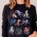 Painted Octopus Comfort Colors Long Sleeve T-shirt: Garment-dyed - Etsy