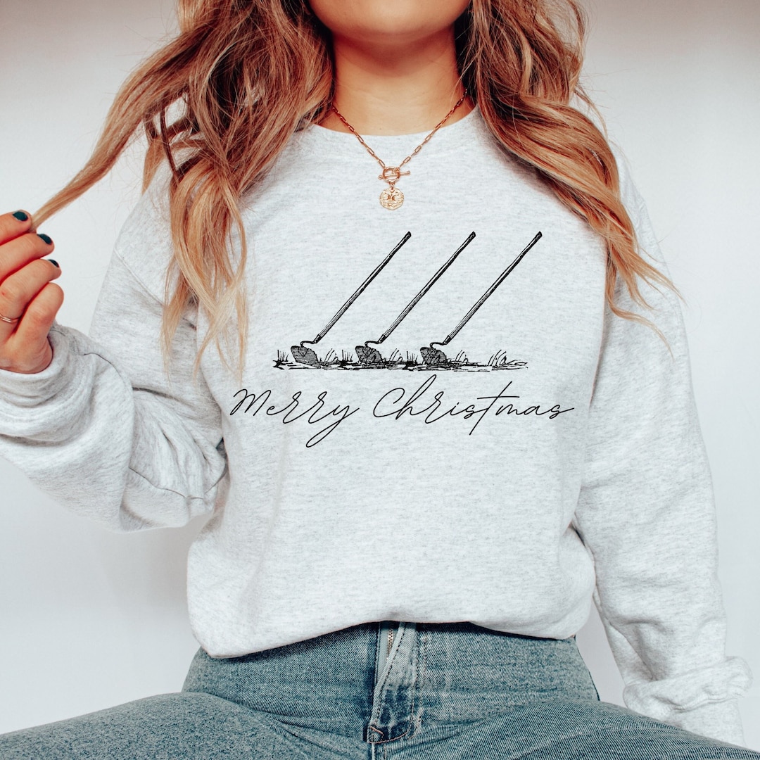 Hoe Hoe Hoe Merry Christmas Sweater, Gardening Sweatshirt, Unisex ...
