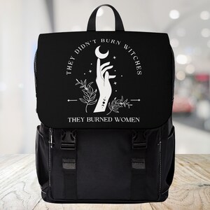 They Didn't Burn Witches They Burned Women Backpack - Etsy