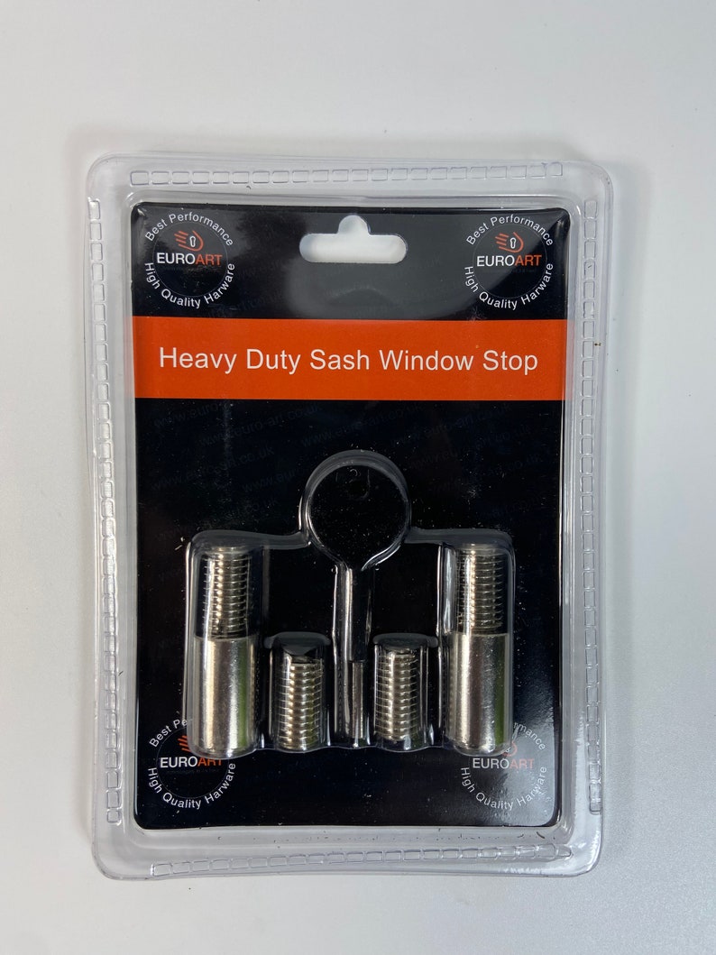 EUROART Quality Roller Heavy Duty Sash Window Stop Restrictor - Etsy
