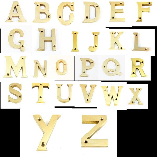 Metal Letters - Etsy
