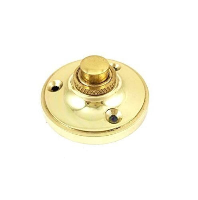 Victorian Round Shape Door Bell Push Press Button 52mm in Polished ...