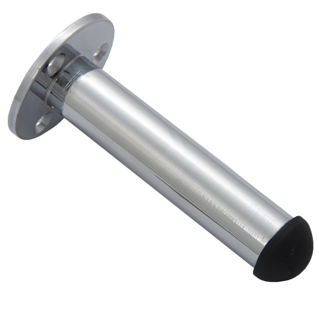 Door Stop Chrome Projection Door Floor Stop Doorstopper Polished Chrome ...