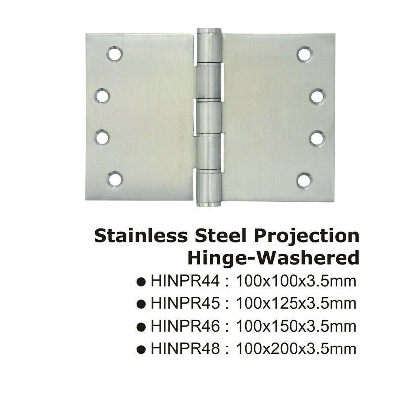 Stainless Steel Projection Hinge-washered in Multiple Sizes - Etsy