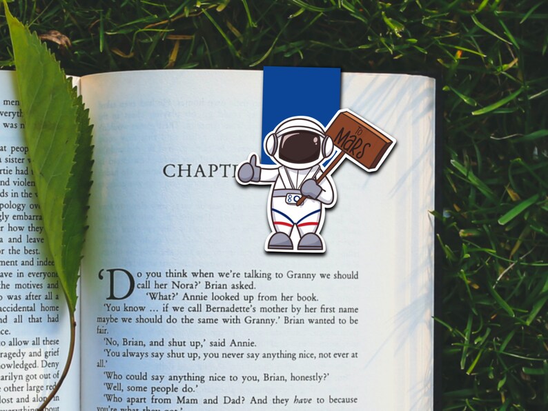 Astronaut Magnetic Bookmark Cute Science - Etsy