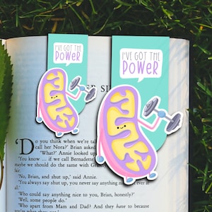 Mitochondria Magnetic Bookmark, Biology Book Mark, Cell Organelle Page ...