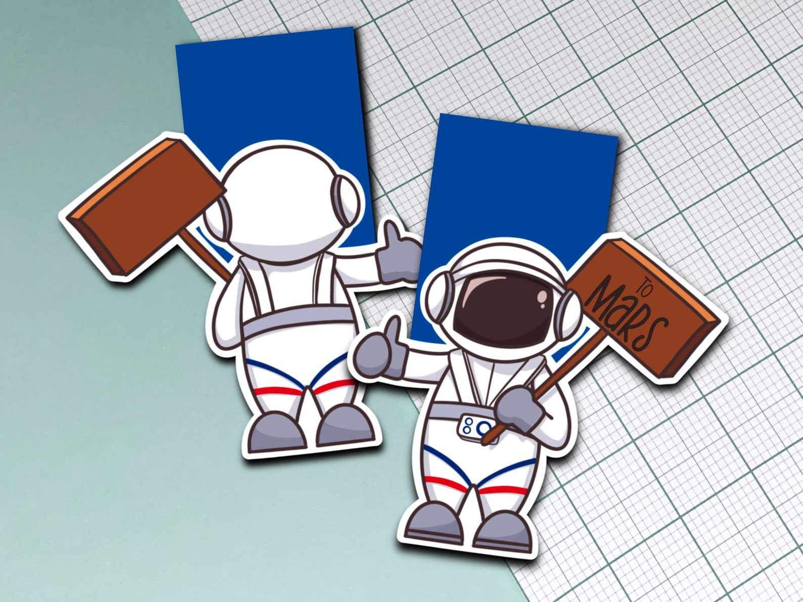 Astronaut Magnetic Bookmark, Cute Science Book Mark, Space Suit ...