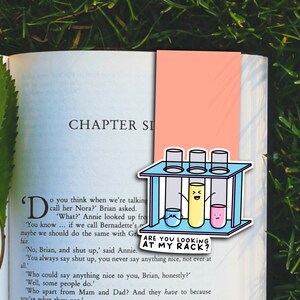 Test Tube Rack Bookmark, Science Pun Book Mark, Scientist Page Keeper ...
