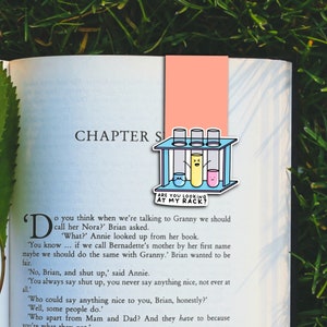 Test Tube Rack Bookmark, Science Pun Book Mark, Scientist Page Keeper ...