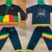 Reggae Rasta Athletic Joggers Jamaica Sweatpants Red Green Gold White ...