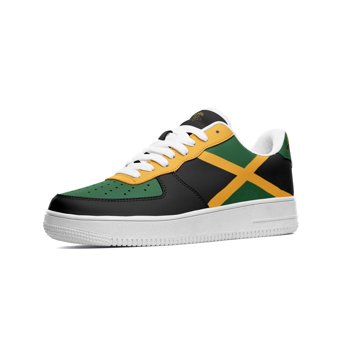 Jamaica Sneakers for Men & Women Rasta Shoes Custom National Flag ...