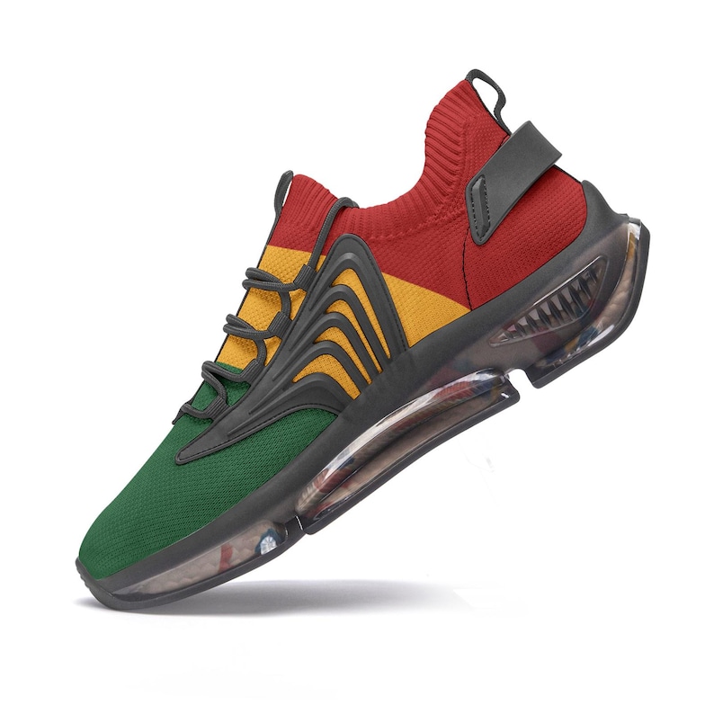 Rasta Shoes for Men & Women Custom National Flag Sneakers Jamaica ...