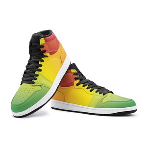 Rasta Shoes for Men & Women Jamaican Sneakers Custom Rastafarian ...