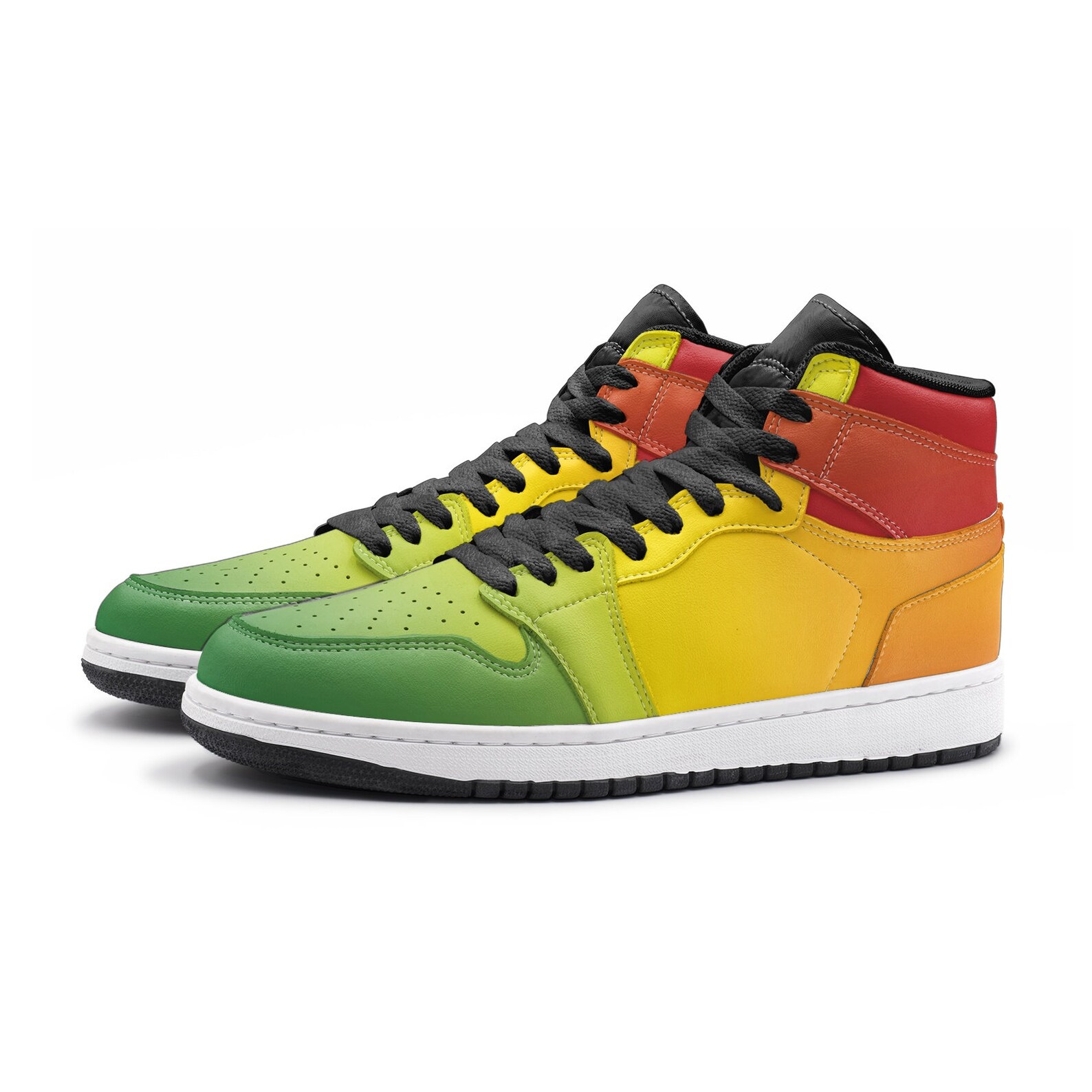 Rasta Shoes for Men & Women Jamaican Sneakers Custom Rastafarian ...