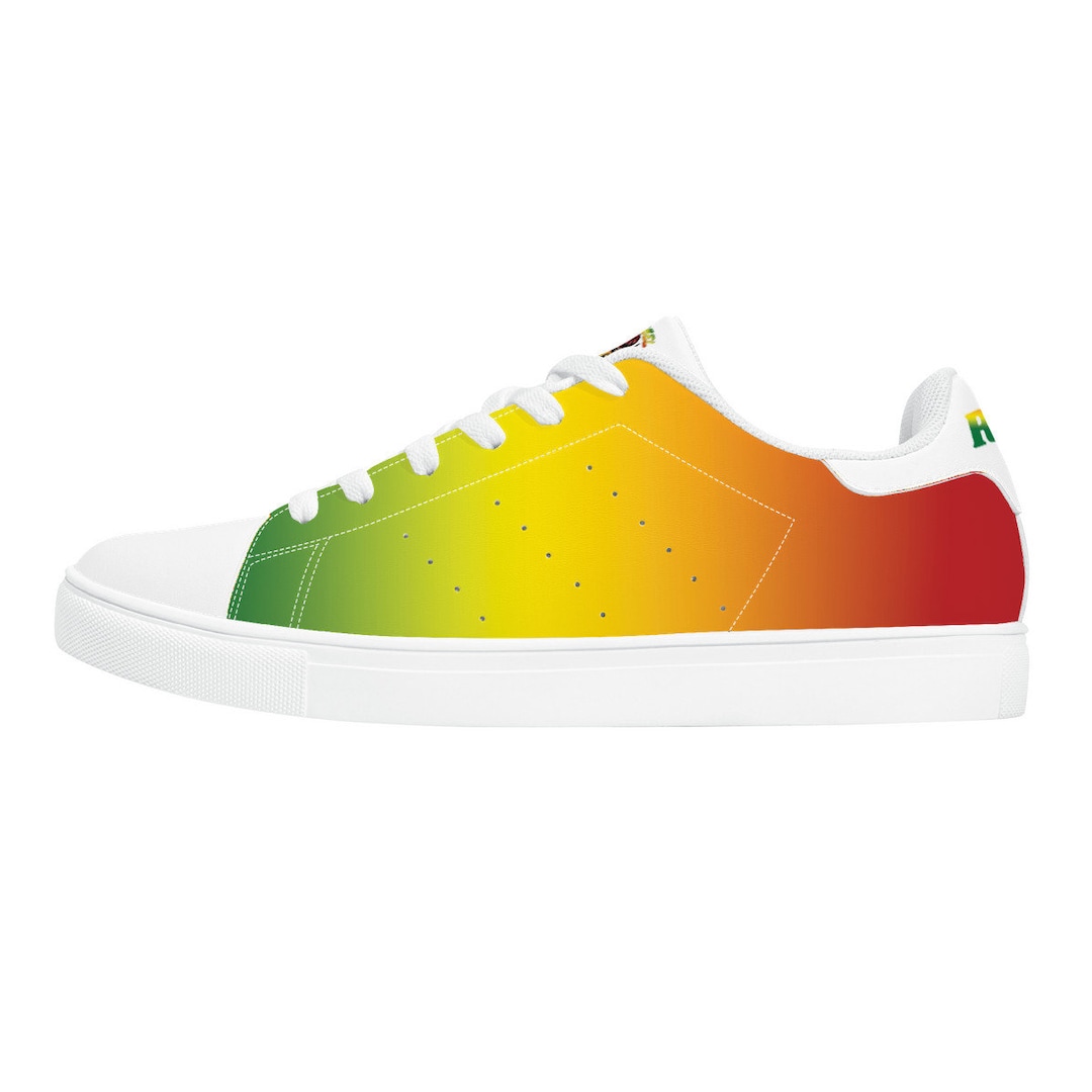 Rasta Shoes for Men & Women Custom Rastafarian Sneakers Jamaica ...