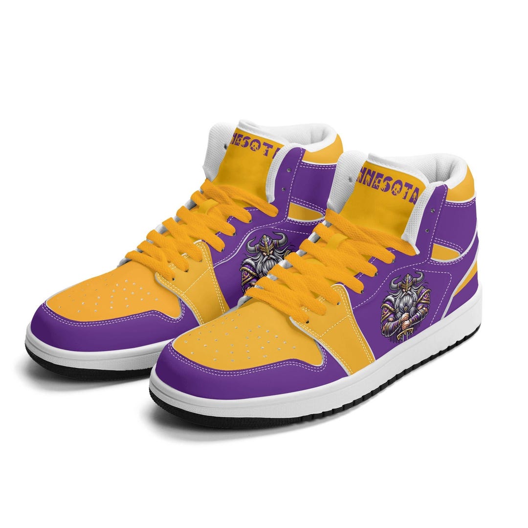 Minnesota Football Team Shoes for Men & Women Team Themed Basketball ...