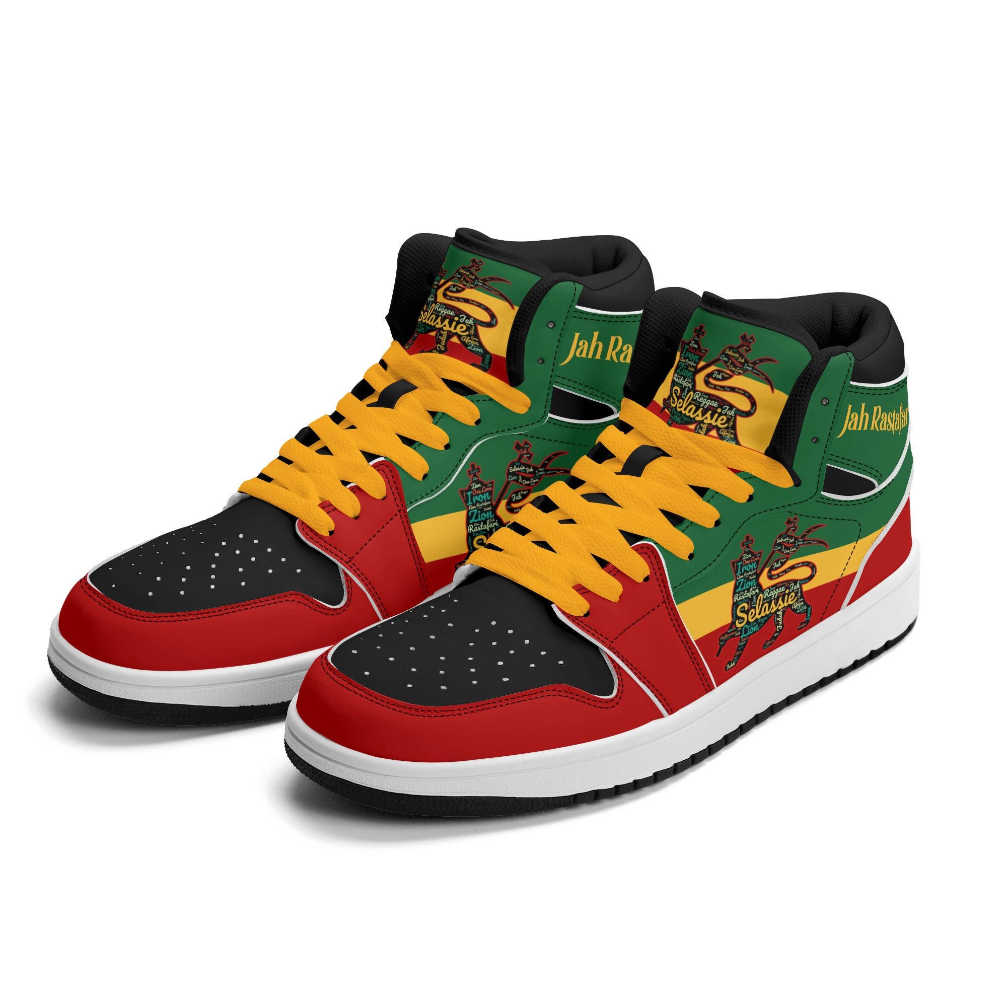 Rastafari Lion of Judah Shoes for Men & Women Rastafari Sneakers Rasta ...