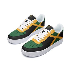 Jamaica Sneakers for Men & Women Rasta Shoes Custom National Flag ...