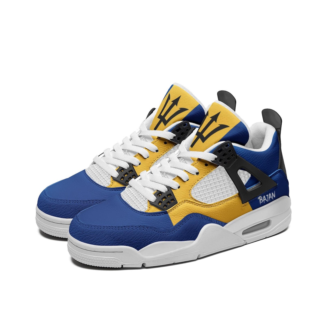 Barbados Shoes for Men and Women Barbados Flag Sneakers Barbados Flag ...
