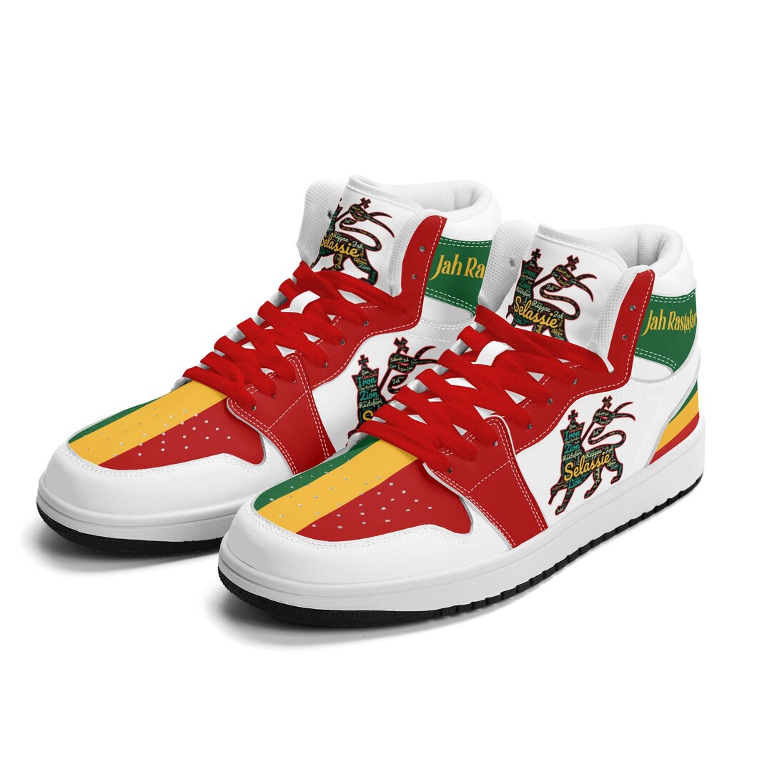 Rastafari Lion of Judah Shoes for Men & Women Rastafari Sneakers Rasta ...