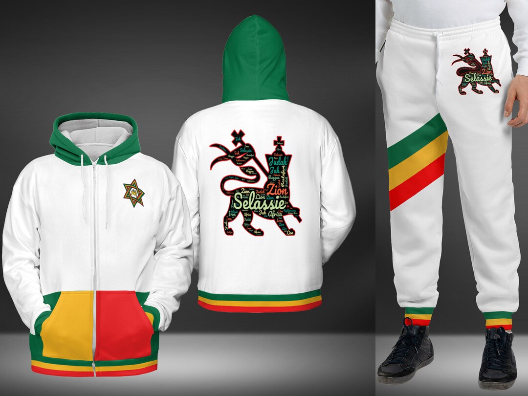 Reggae Rasta Athletic Joggers Jamaica Sweatpants Red Green Gold White ...