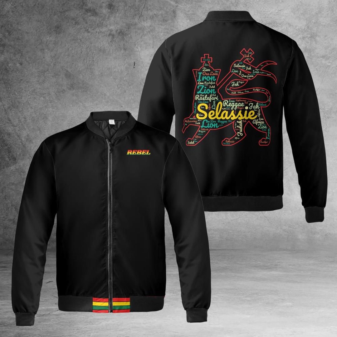 Rasta Jacket Rasta Stripe Bomber Jacket Unisex Reggae Coat Trendy ...