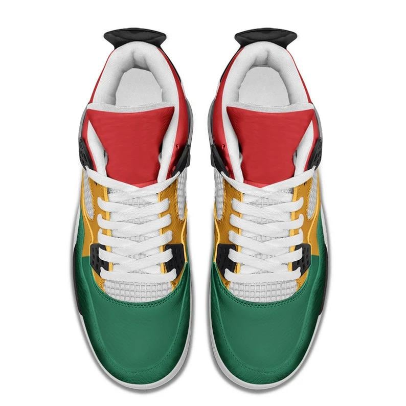 Rasta Shoes for Men & Women Custom Rastafarian Sneakers Jamaica ...