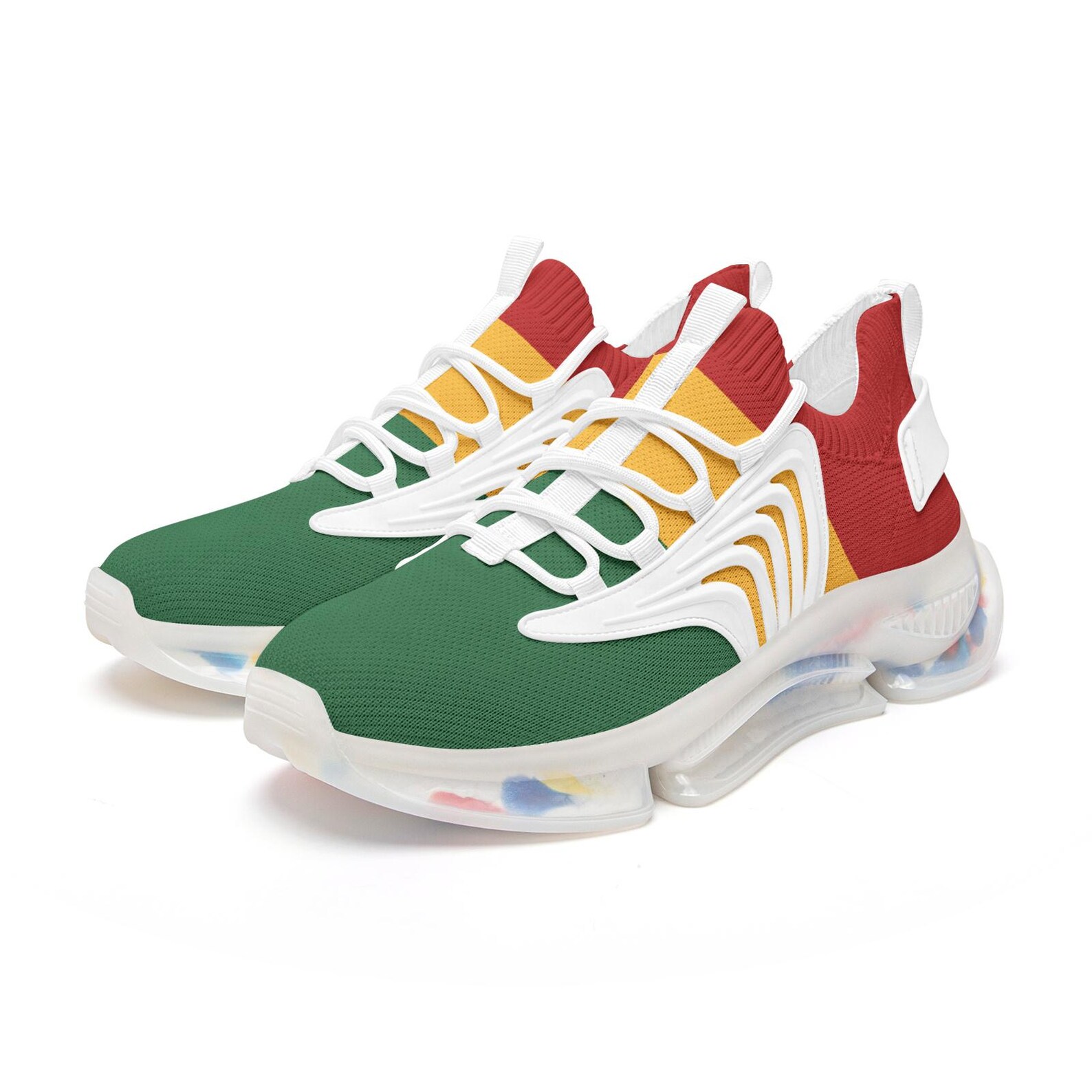 Rasta Shoes for Men & Women Custom National Flag Sneakers Jamaica ...