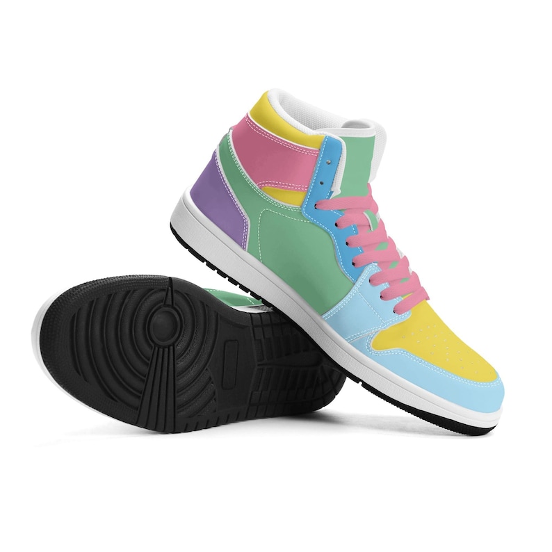 Easter Shoes for Men and Women Custom Easter Sneakers Colorful Pastel ...