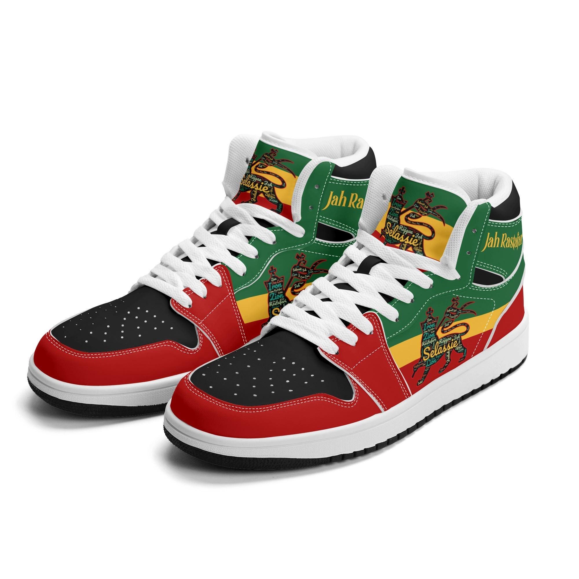 Rastafari Lion of Judah Shoes for Men & Women Rastafari Sneakers Rasta ...