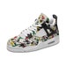 Paint Splattered Rasta Shoes for Men and Women Rasta Sneakers Jamaica ...