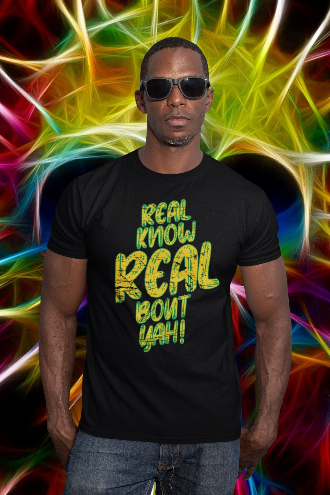 Jamaican Shirt Real Know Real Jamaica Saying Top Slang Phrase Unisex ...