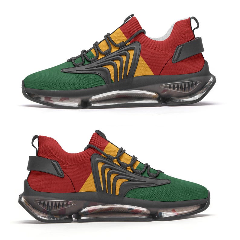 Rasta Shoes for Men & Women Custom National Flag Sneakers Jamaica ...