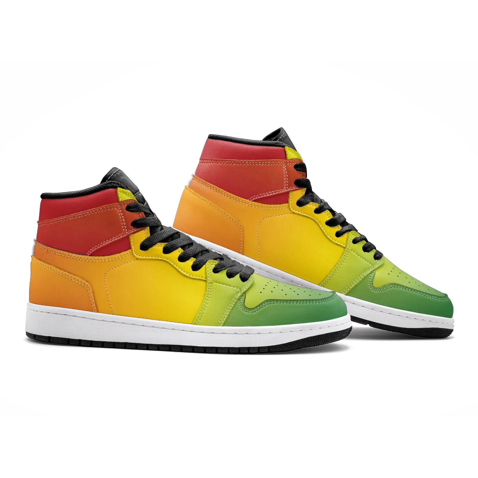 Rasta Shoes for Men & Women Jamaican Sneakers Custom Rastafarian ...