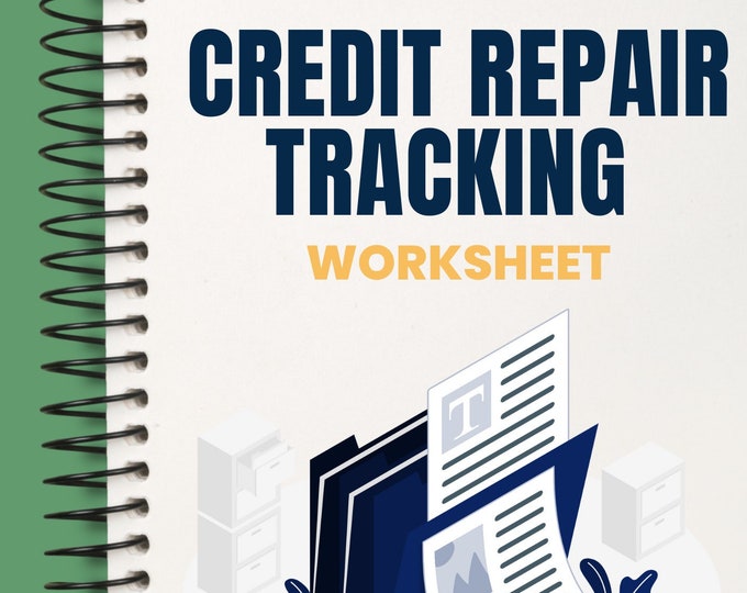 Credit Repair Tracking Worksheet, Diy Credit Repair, Credit Repair ...