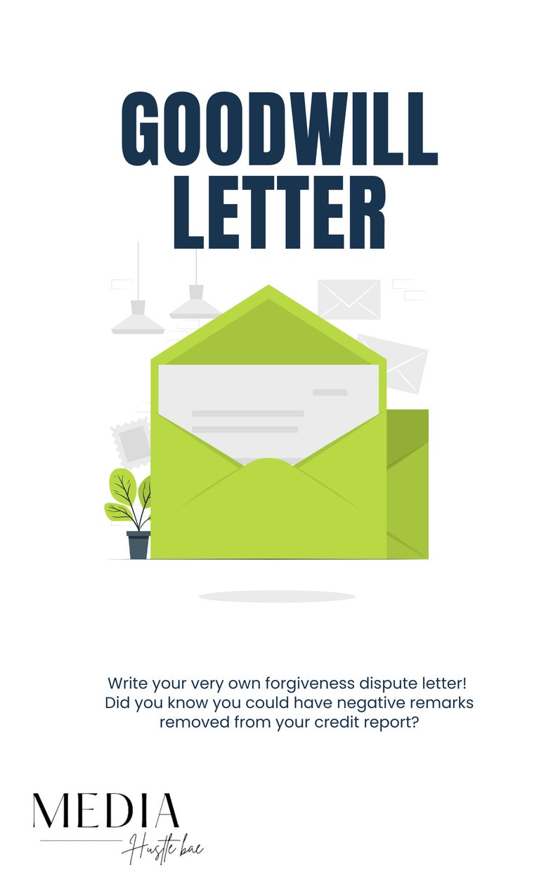 Goodwill Letter Template, DIY Credit Repair - Etsy